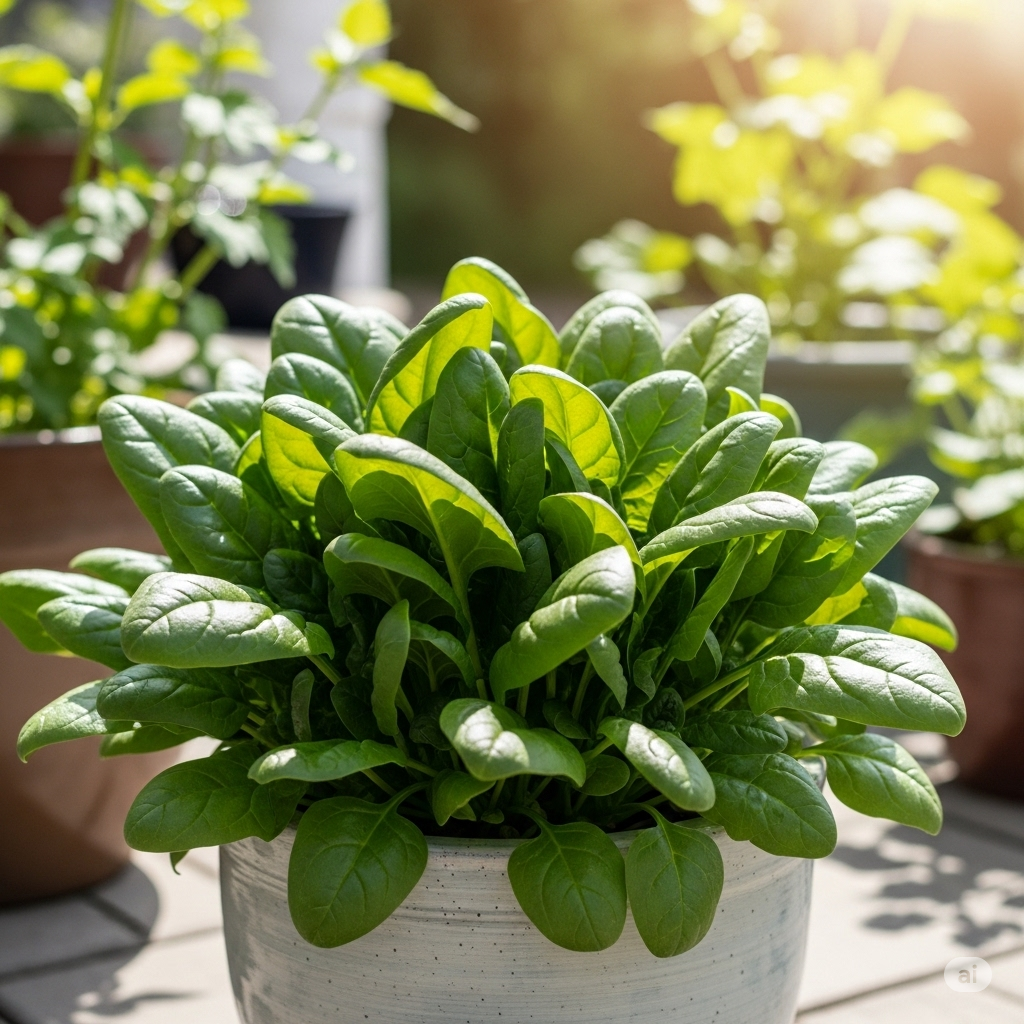 Your Personal Spinach Patch in a Pot - Home Garden Tips