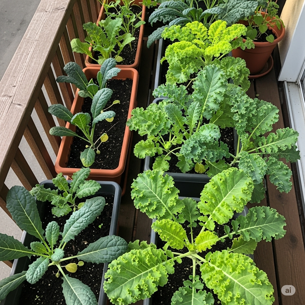 Small-Space Kale: How to Grow in Containers - Home Garden Tips