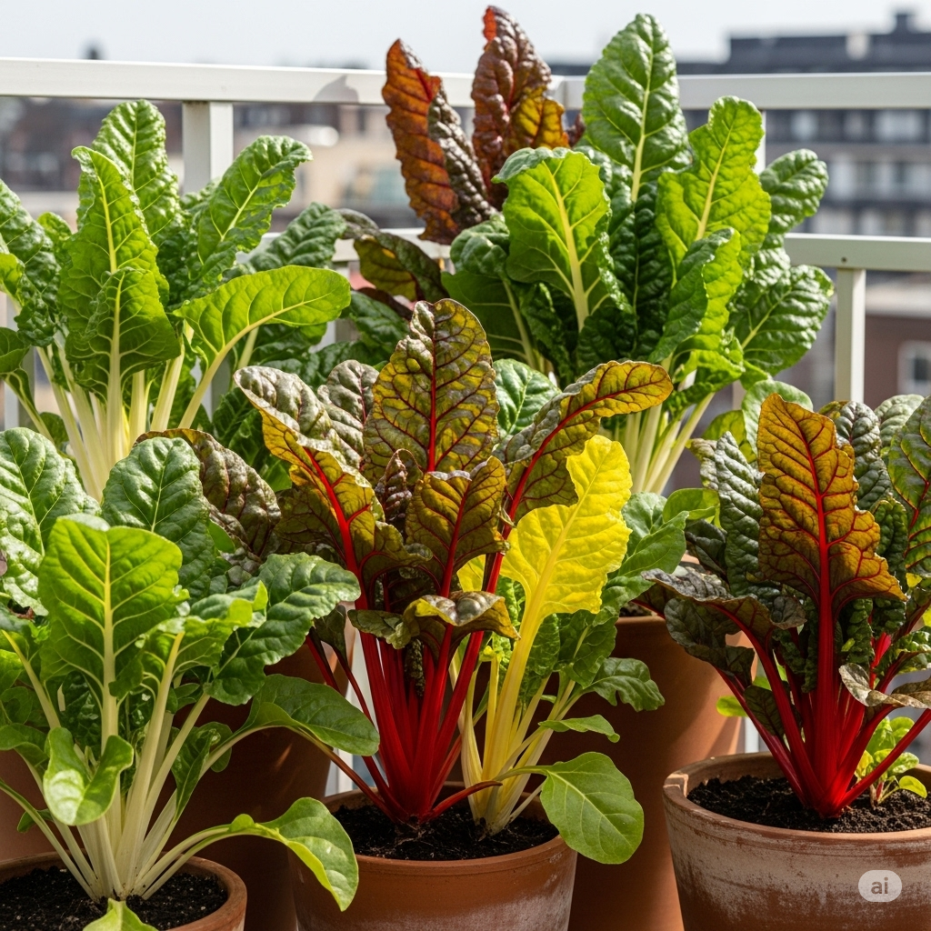 Container Gardening with Swiss Chard: A Colorful Option - Home Garden Tips