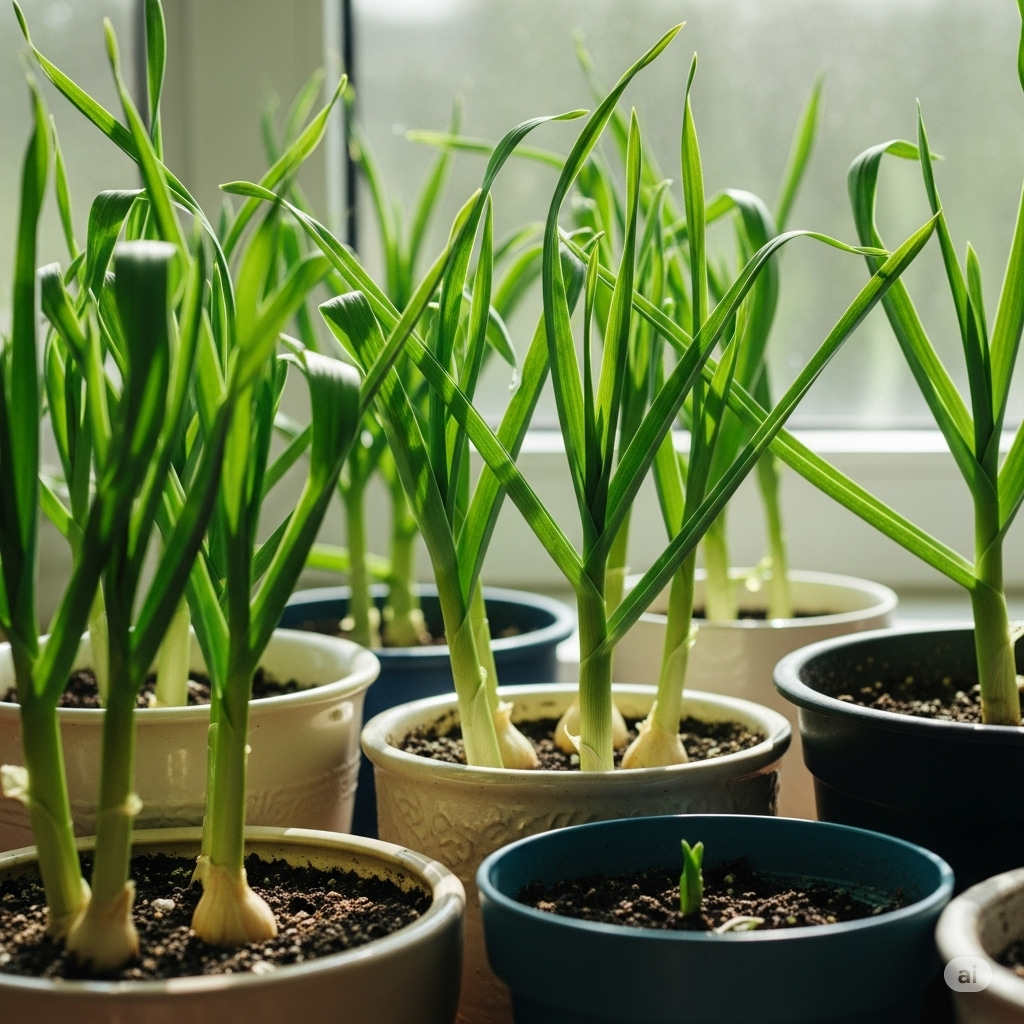 Grow Garlic in Pots: A Step-by-Step Approach - Home Garden Tips