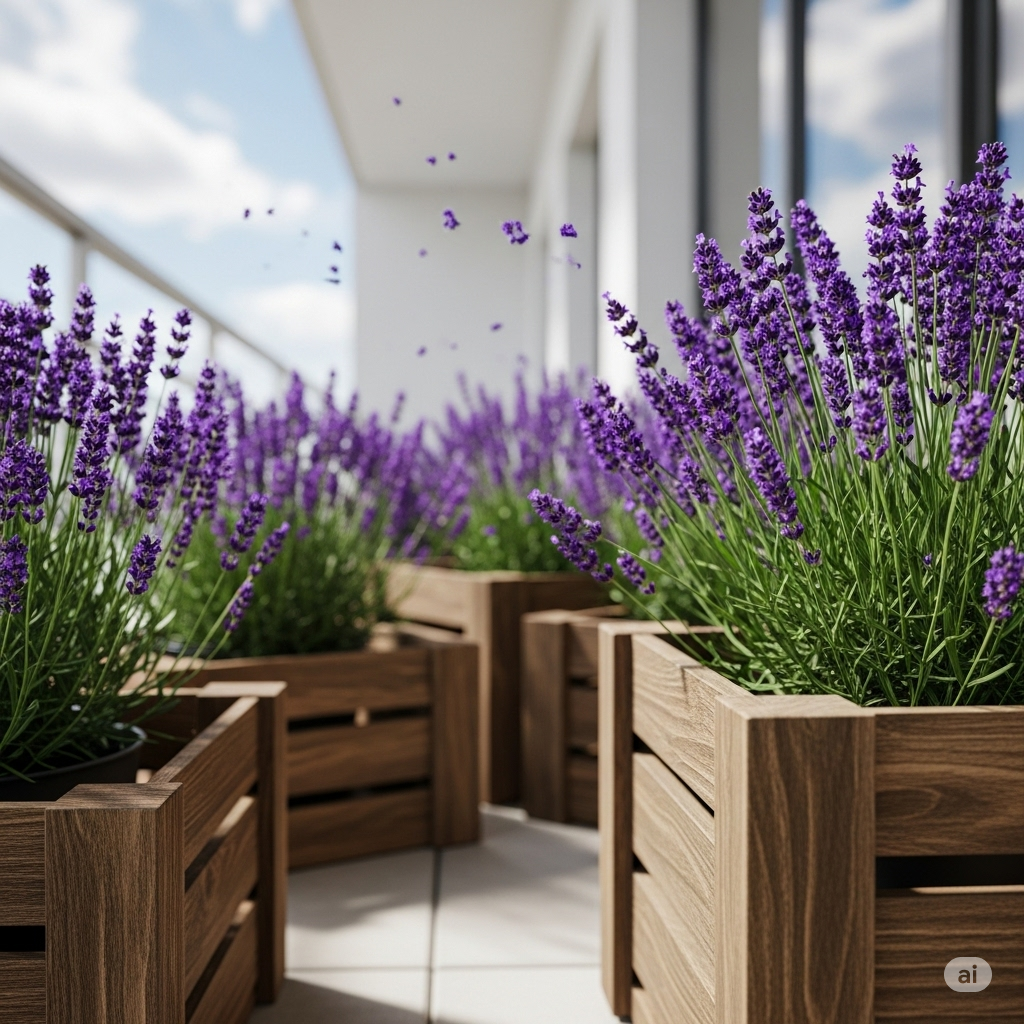 How to Grow Lavender in Crates for a Fragrant Balcony - Home Garden Tips