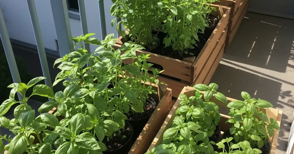 How to Grow Basil in Wooden Crates in Your Backyard - Home Garden Tips