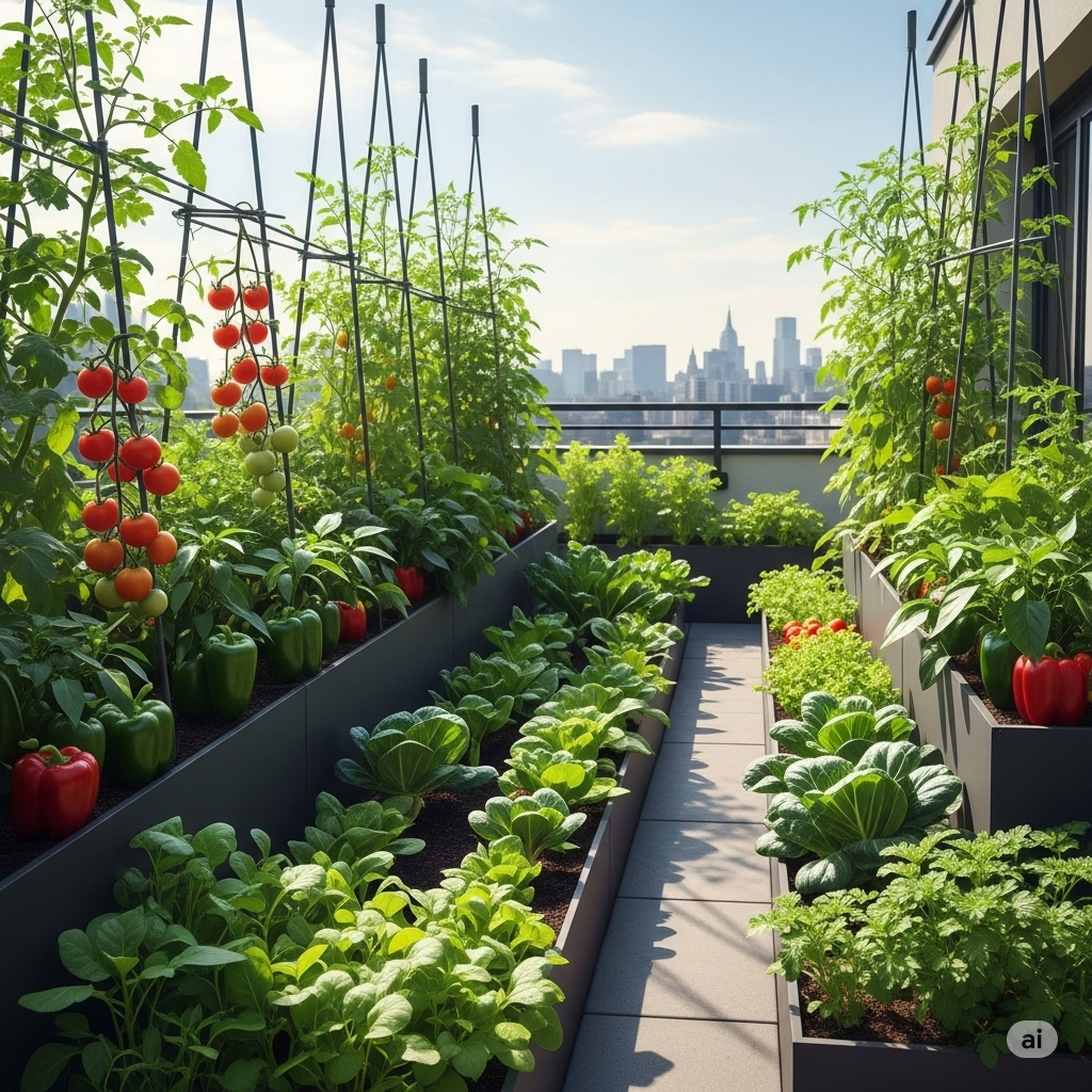 How to Create a Productive Terrace Garden with Limited Space - Home ...