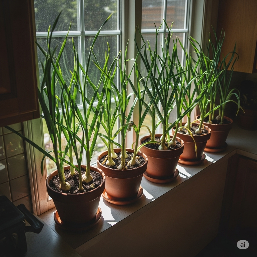 Potting Garlic: Easy Steps for Small-Space Gardeners - Home Garden Tips
