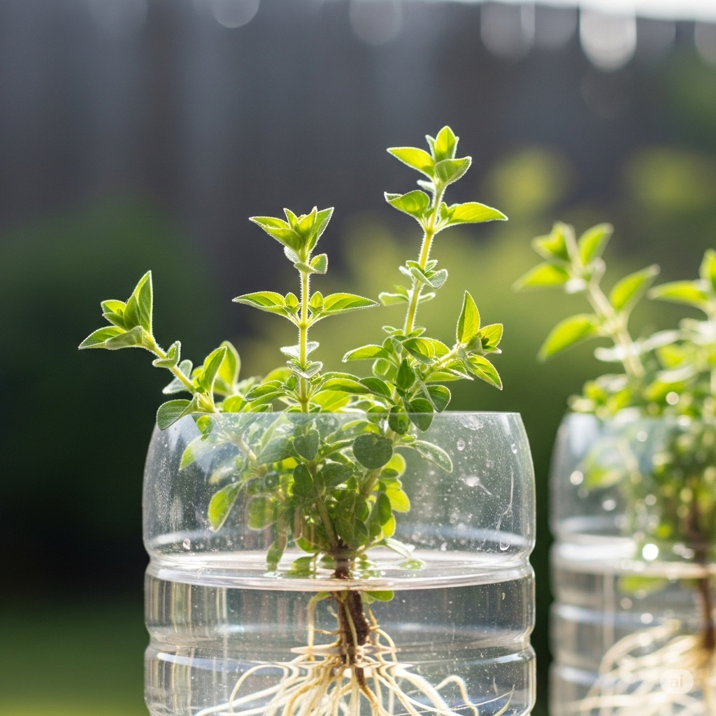 Propagating Oregano Using Water Bottles: A Step-by-Step Guide - Home ...