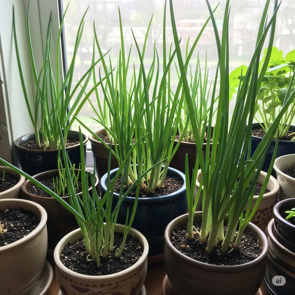 Potted Scallions: The Easiest Kitchen Crop - Home Garden Tips