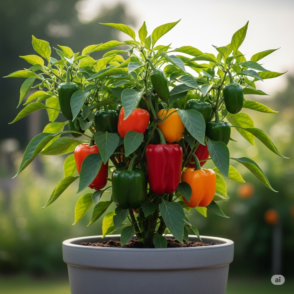 Compact Containers, Big Pepper Yields - Home Garden Tips
