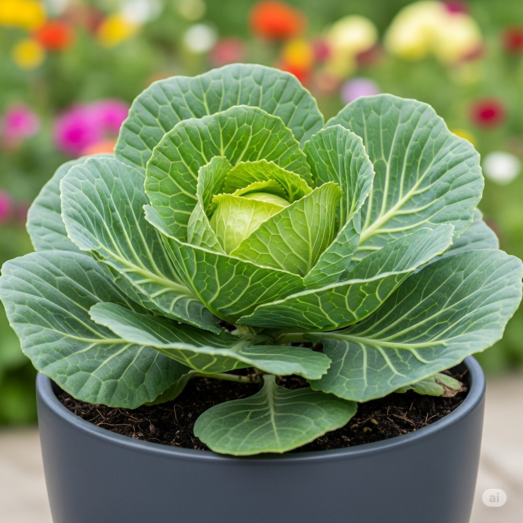 Cabbage from a Pot: Perfect for Patio Farming - Home Garden Tips