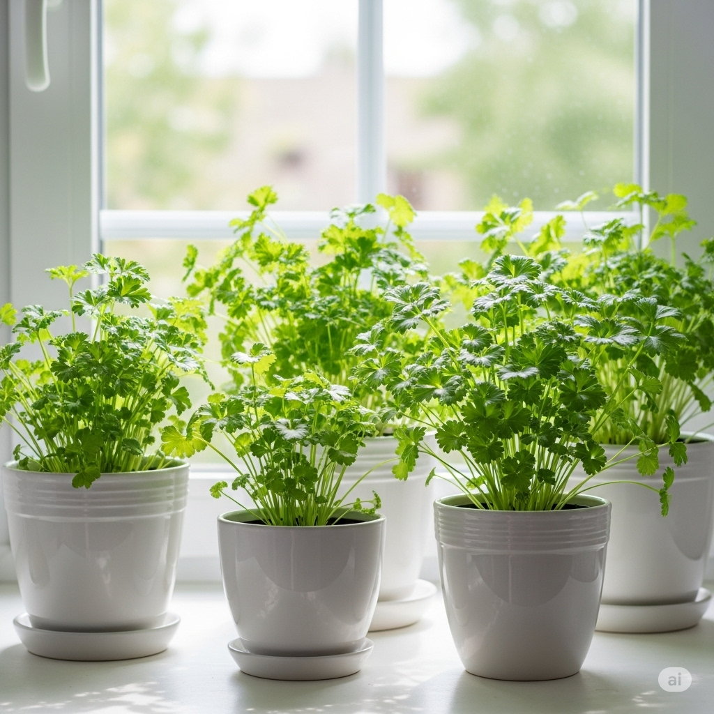 How to Grow Lush Parsley in Pots at Home - Home Garden Tips