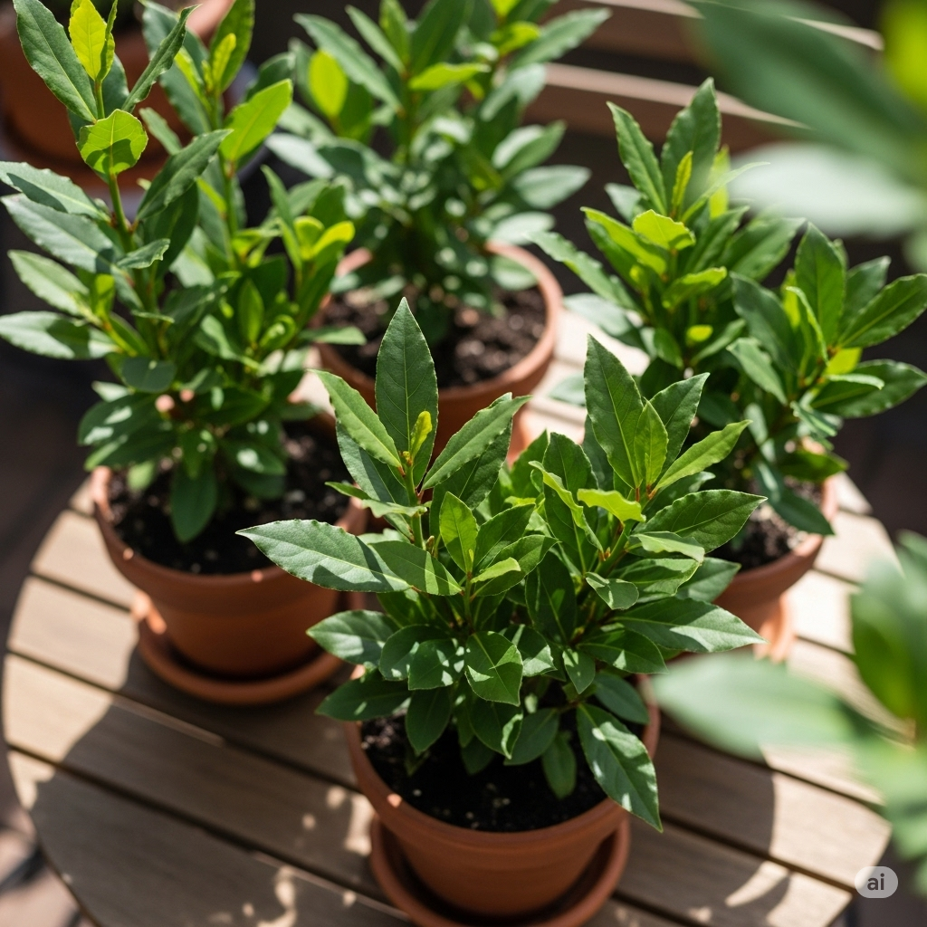 Potted Bay Trees: A Beautiful and Functional Herb Garden - Home Garden Tips
