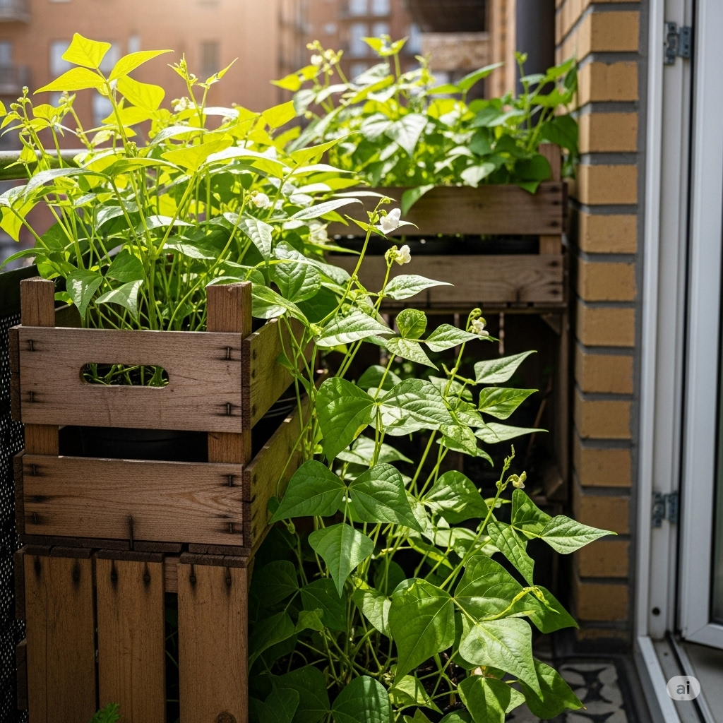 Green Beans in a Box: Crate Gardening That Works - Home Garden Tips