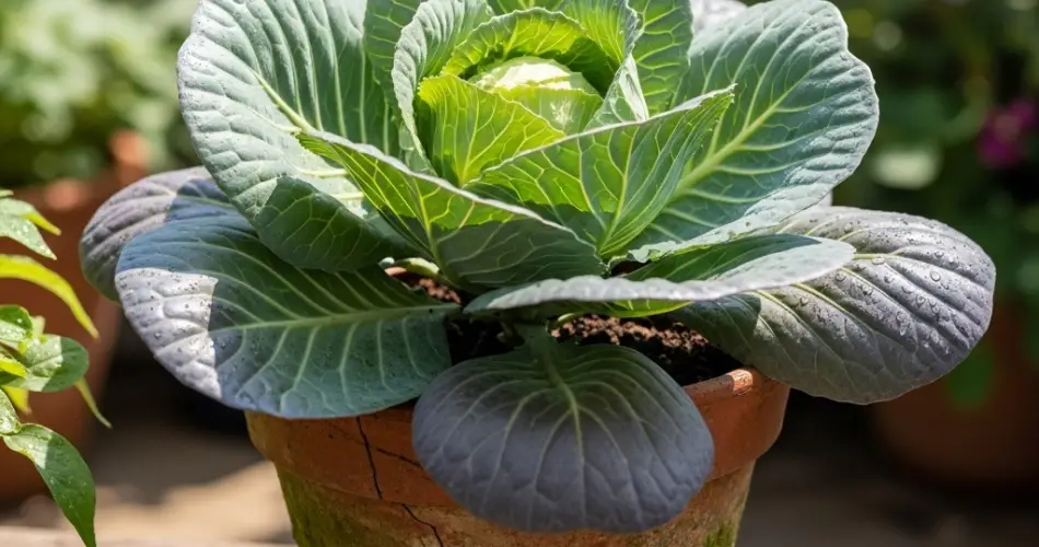 Space-Saving Cabbage Gardening in Pots - Home Garden Tips