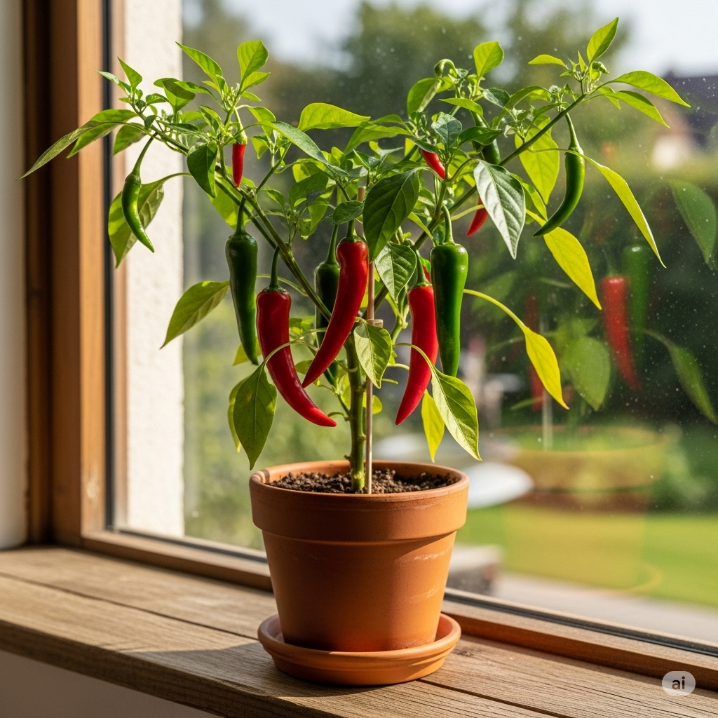 Chili Gardening in Pots for Urban Heat Seekers - Home Garden Tips