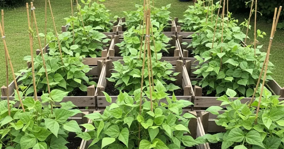 Grow Climbing Beans in Crates with Backyard Trellises - Home Garden Tips