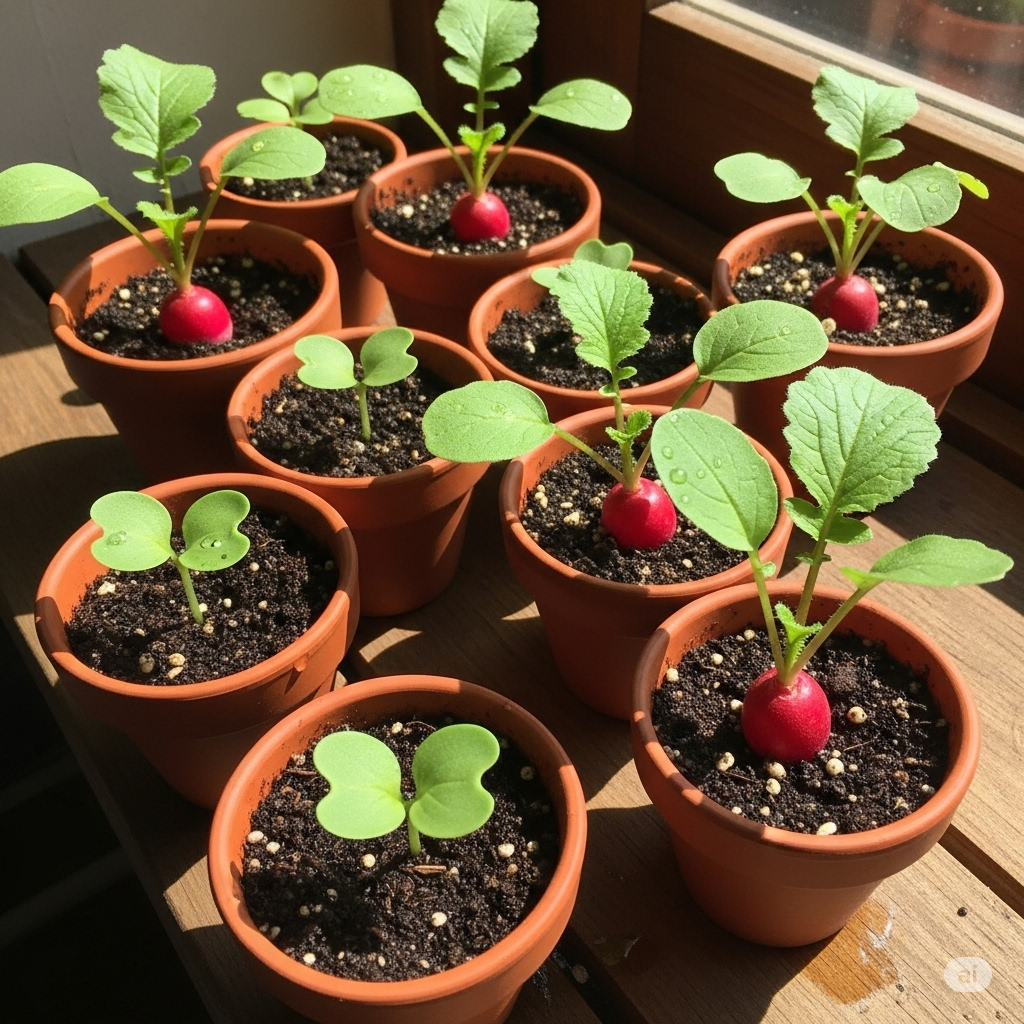 How to Grow Perfect Round Radishes in Pots - Home Garden Tips