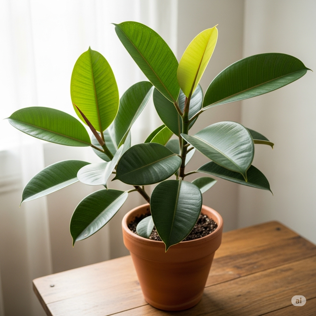 How to Grow a Rubber Plant in Pots at Home - Home Garden Tips