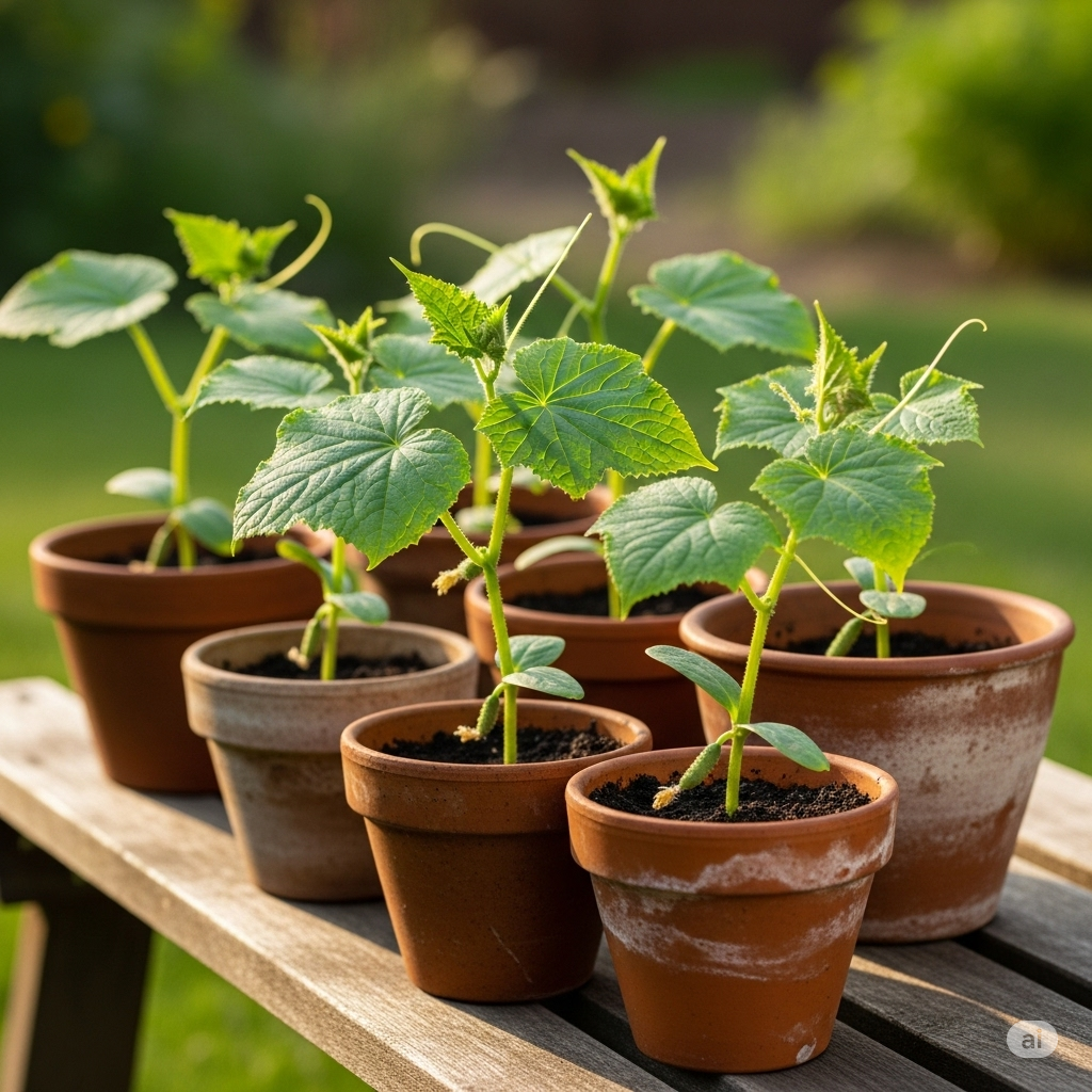 How to Grow Pickling or Slicing Cucumbers in Pots - Home Garden Tips