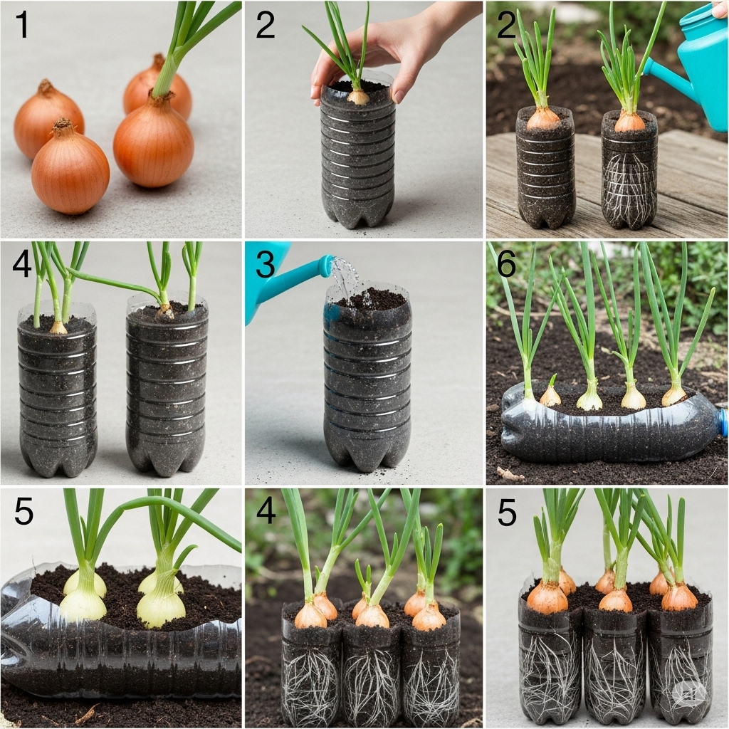 Onion Propagation in Bottles: Quick and Clean Method - Home Garden Tips