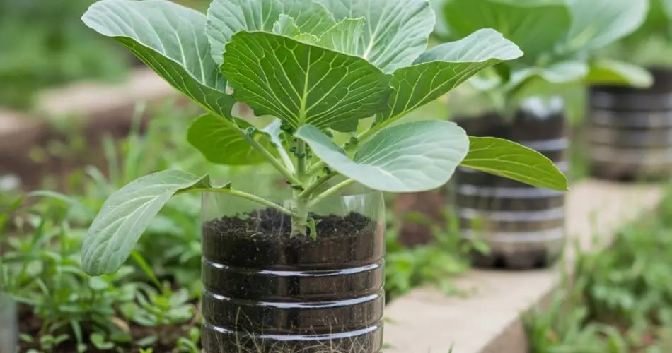 How to Grow Cabbage in Plastic Bottles - Home Garden Tips