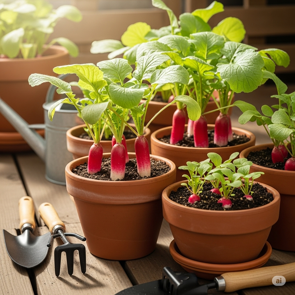 Grow Radishes in Pots for a Quick and Easy Harvest - Home Garden Tips