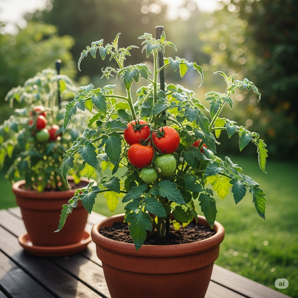 Pot-Grown Tomatoes: Big Flavor, Small Space - Home Garden Tips