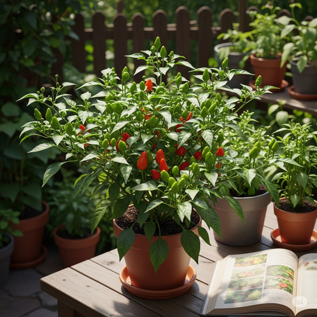 Potted Chilies: Add Spice to Any Small Garden - Home Garden Tips