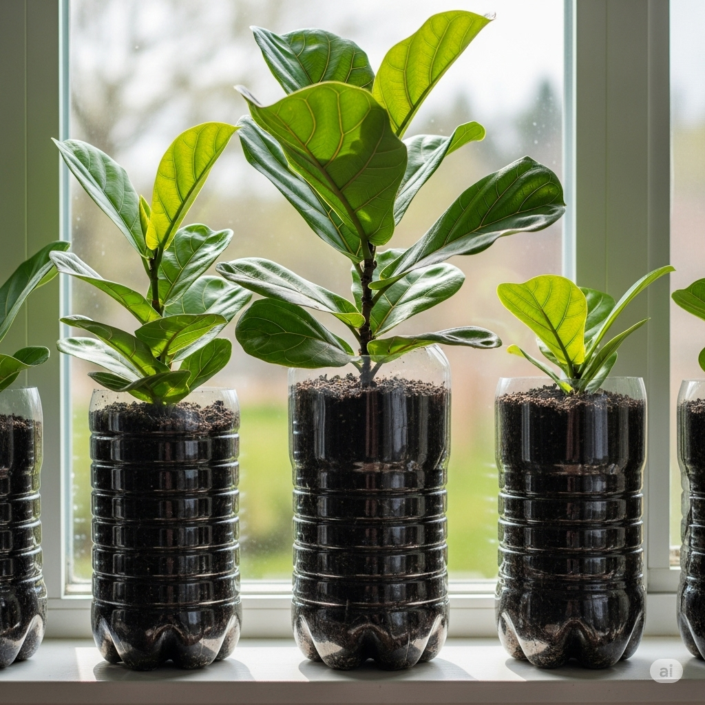 Can You Grow Fiddle Leaf Fig in Bottles? Yes — Here's How - Home Garden ...