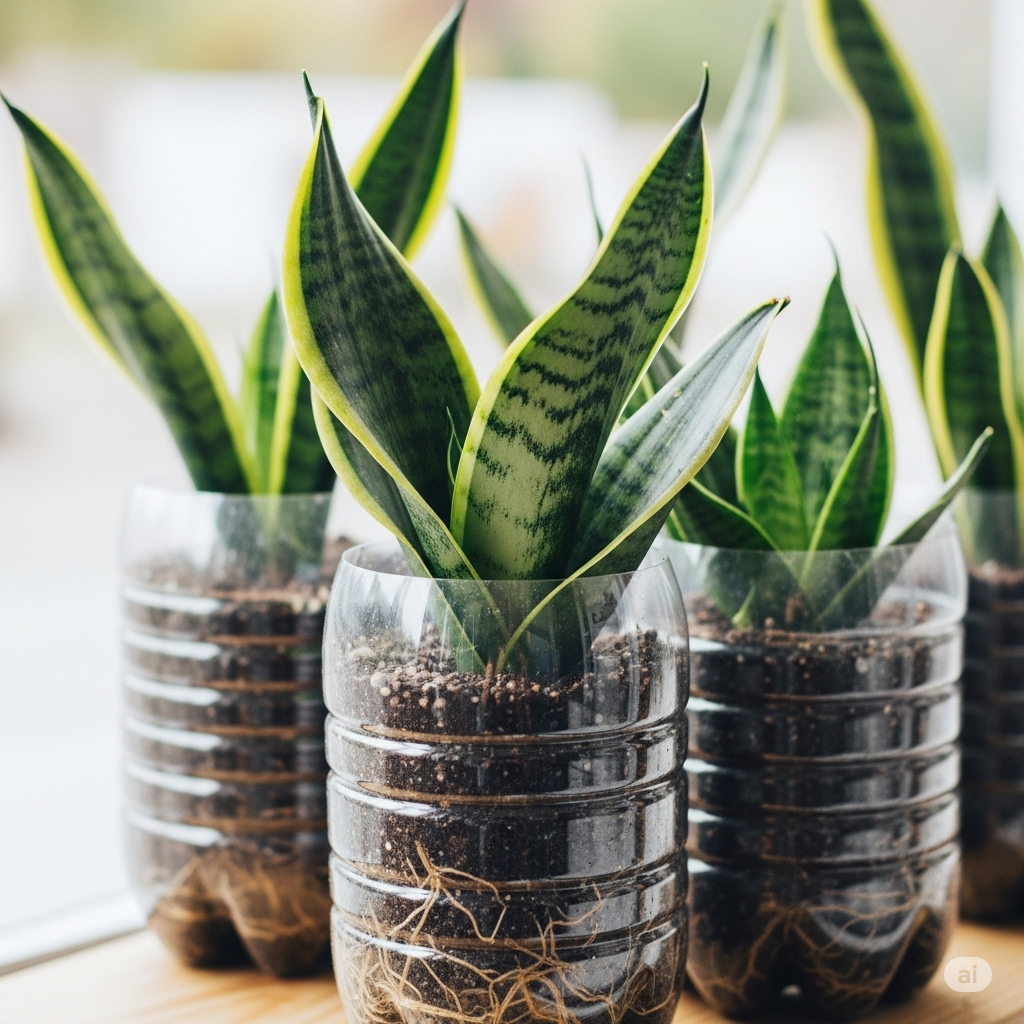 Bottle Garden Hack: Propagate Snake Plant with Ease - Home Garden Tips