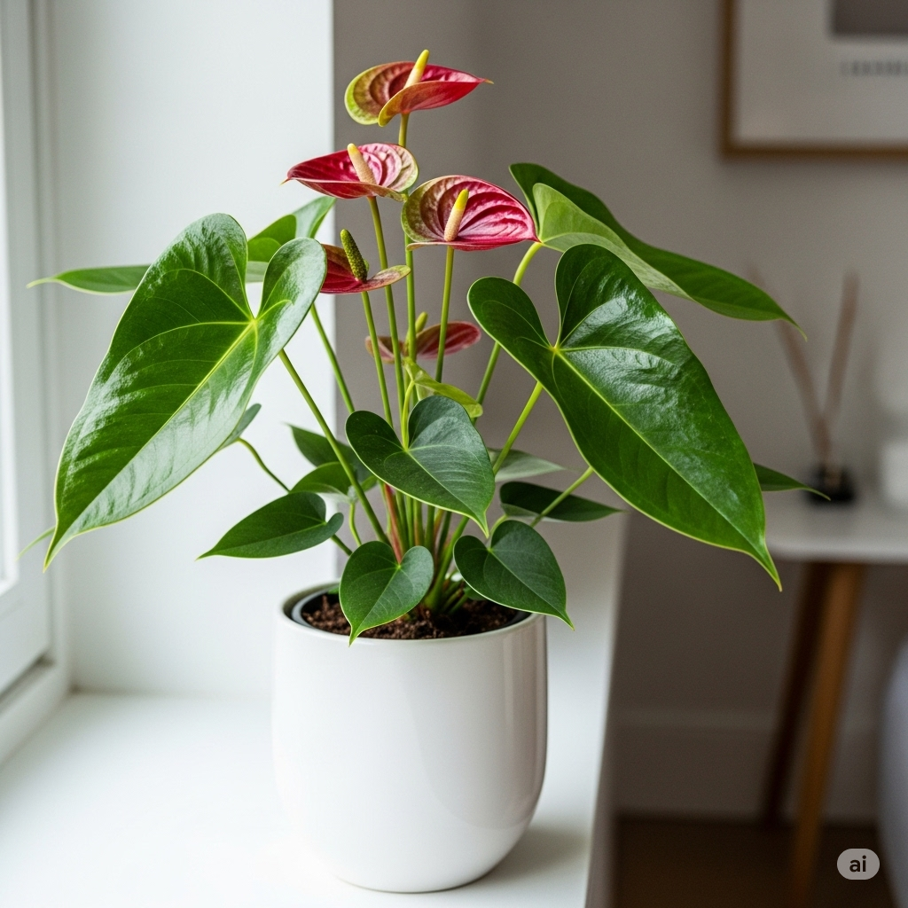 Anthurium in Pots: A Tropical Touch for Any Room - Home Garden Tips