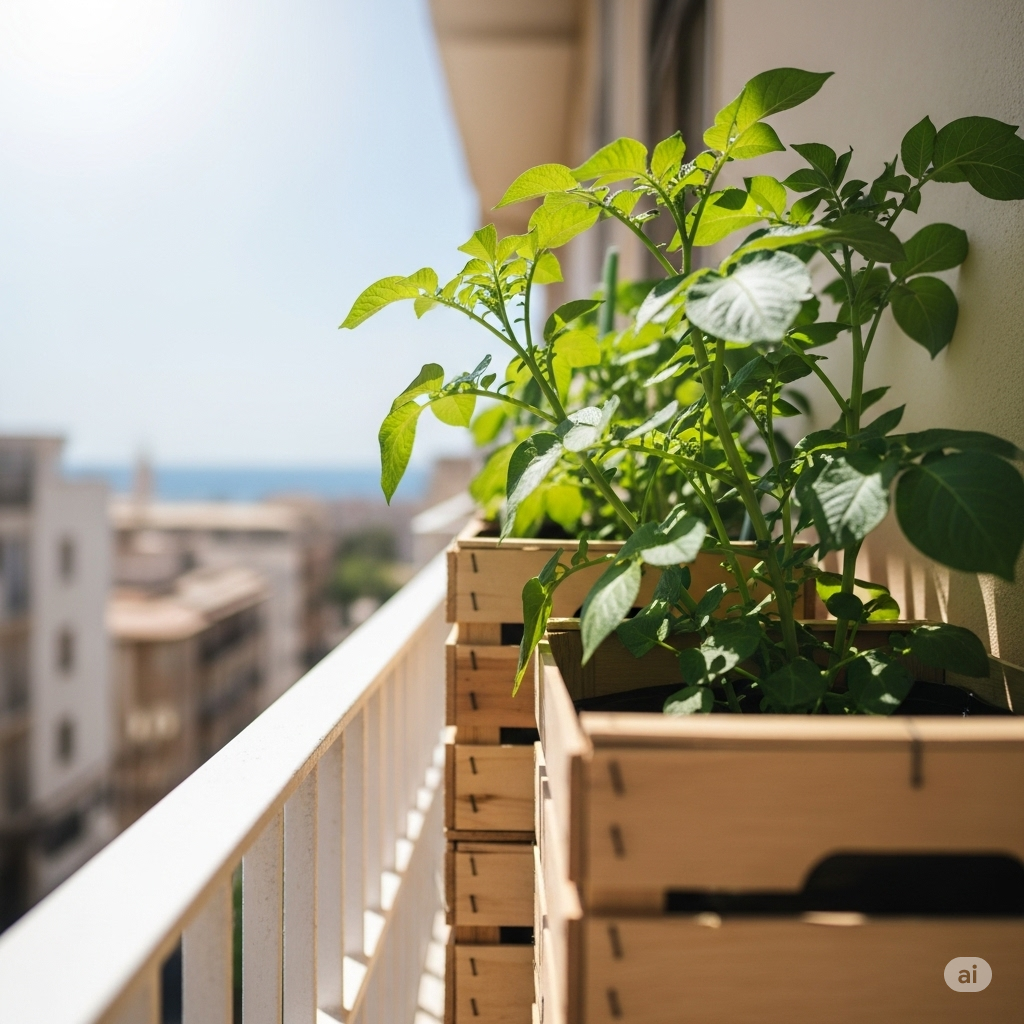 Balcony Potatoes in Crates: A Spud-Lover’s Dream - Home Garden Tips