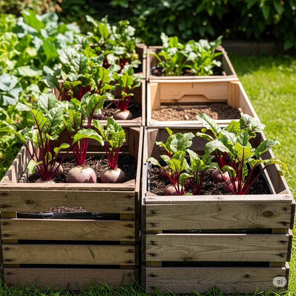 Rustic Crate Gardening for Earthy Backyard Beets - Home Garden Tips