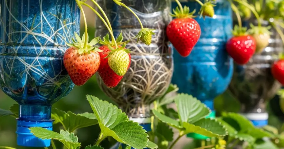 How to Clone Strawberry Plants in Plastic Bottles - Home Garden Tips
