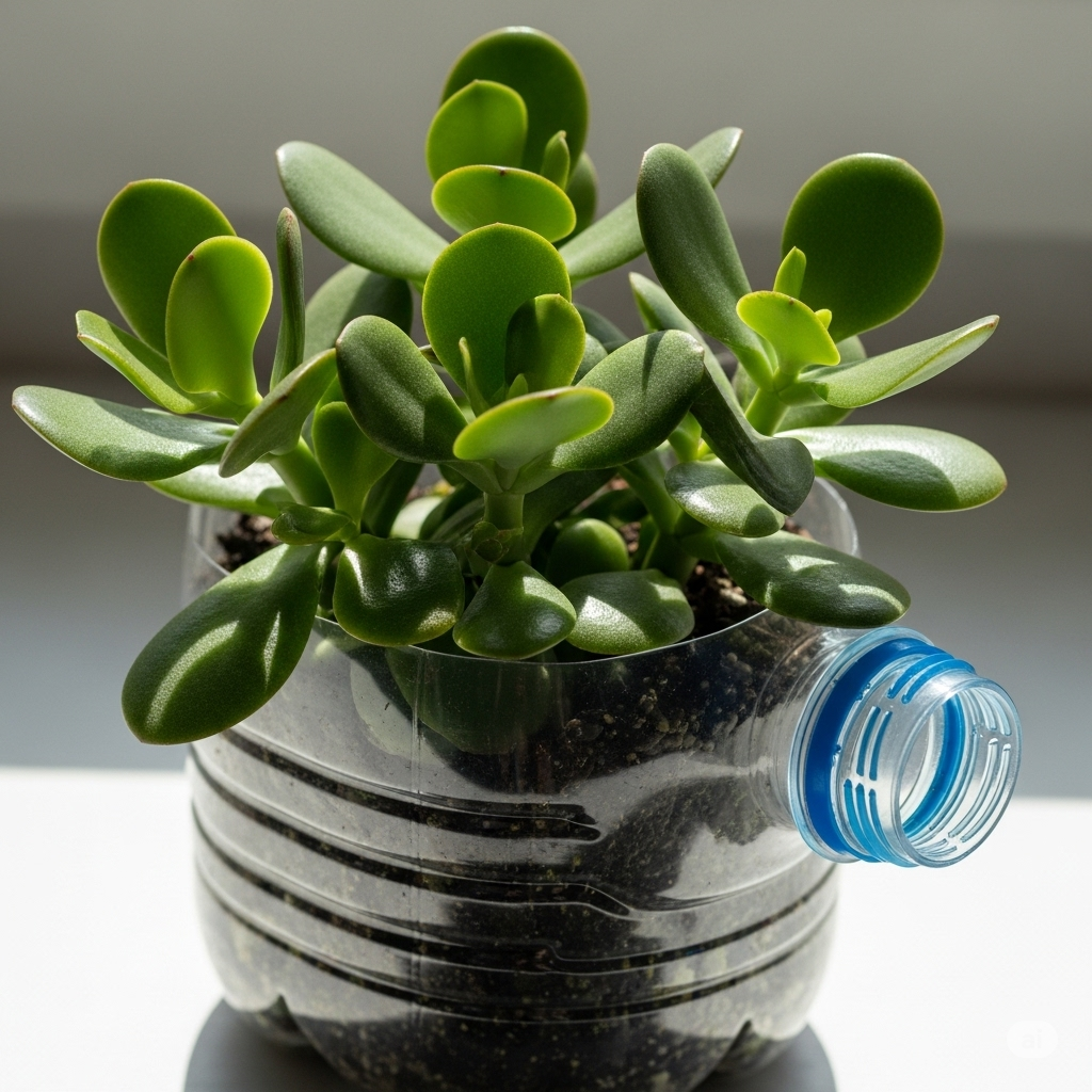 Cradle Your Jade Cuttings in DIY Plastic Bottles - Home Garden Tips