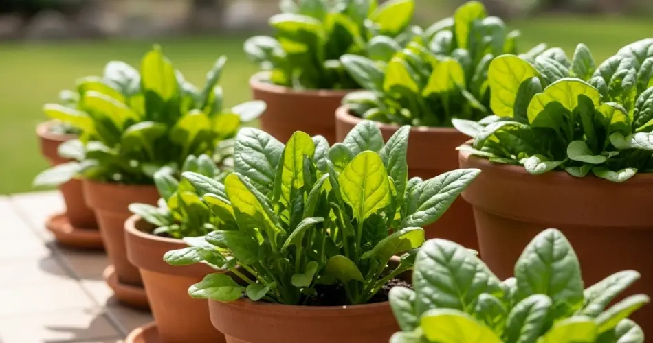 Spinach Gardening Without Soil Beds? Use Pots! - Home Garden Tips