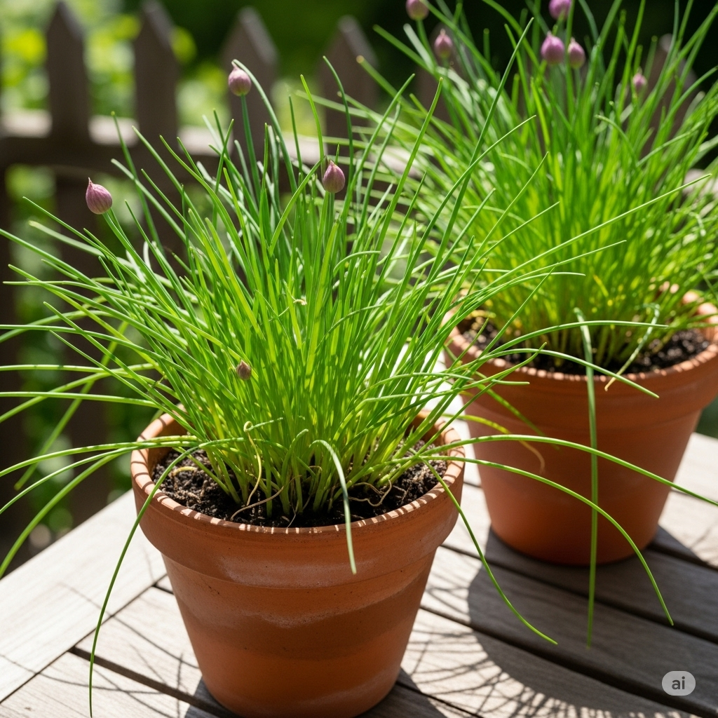 Grow Chives in Pots for Quick Kitchen Access - Home Garden Tips