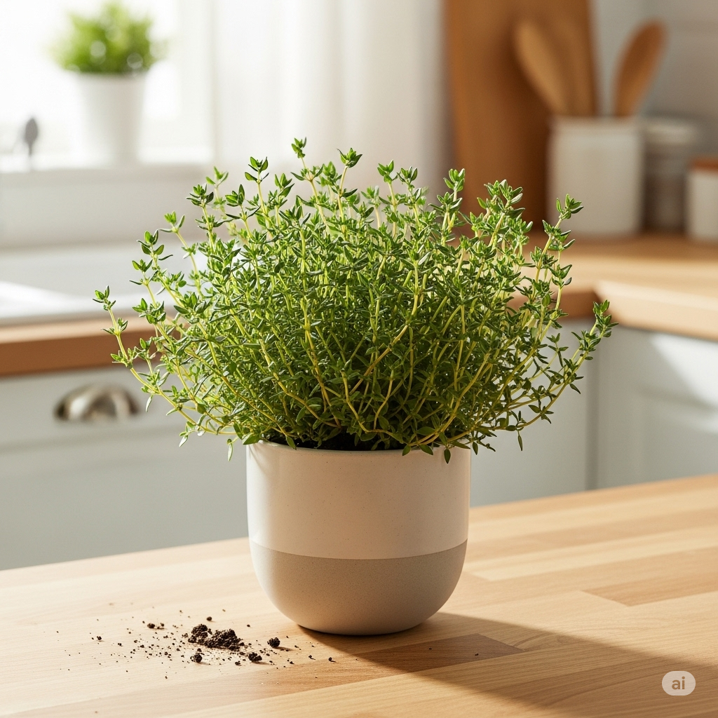 How to Keep Thyme Thriving on Your Kitchen Shelf - Home Garden Tips