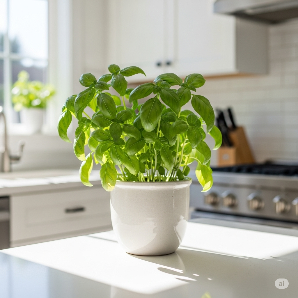 Potting Basil: A Beginner's Guide to Fresh Herbs at Home - Home Garden Tips