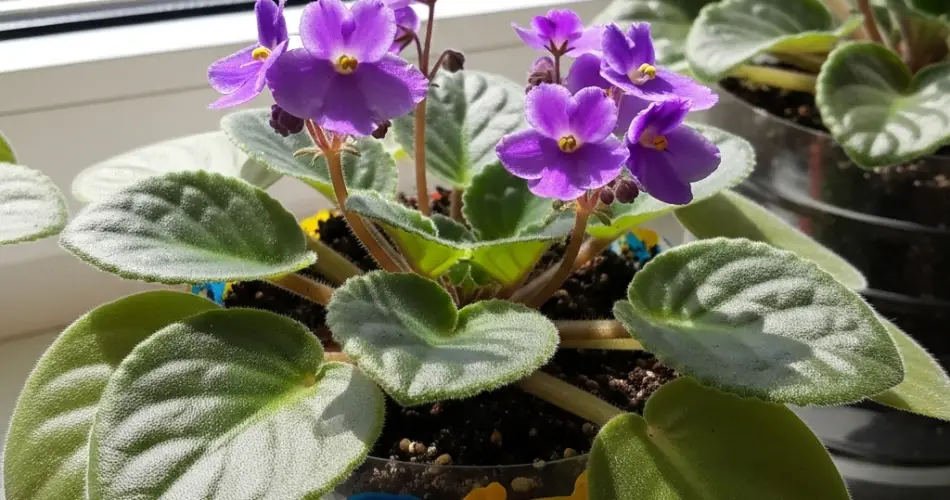 African Violet Container Gardening for Beginners - Home Garden Tips