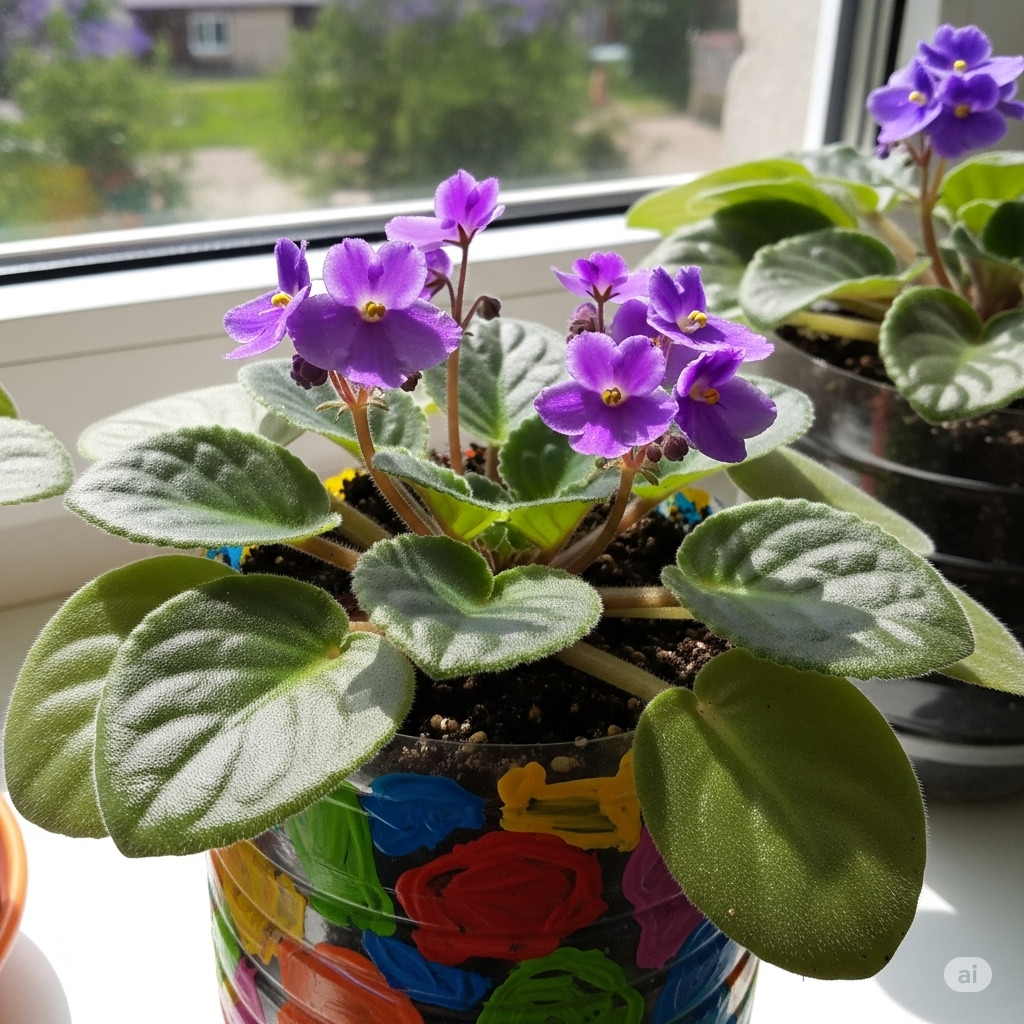 African Violet Container Gardening for Beginners - Home Garden Tips