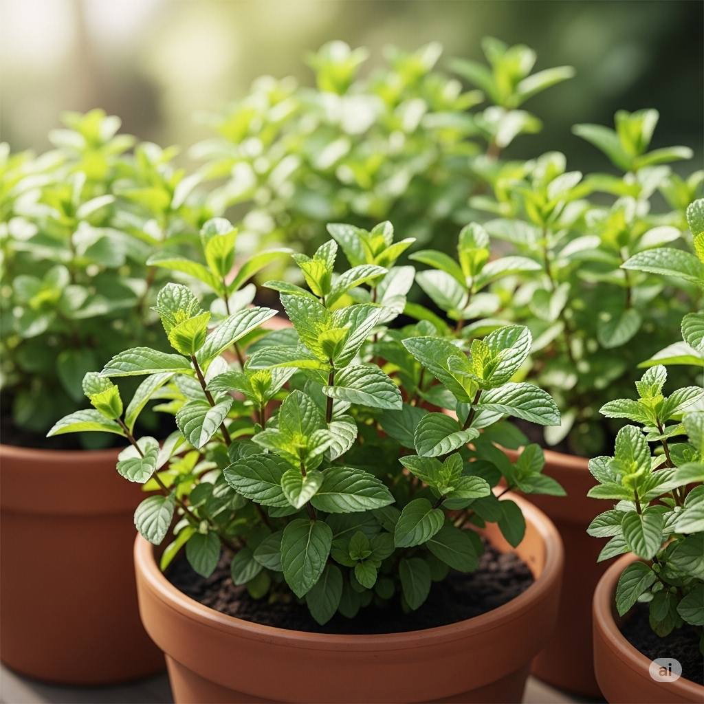 How to Grow Mint in Pots Without Overcrowding - Home Garden Tips