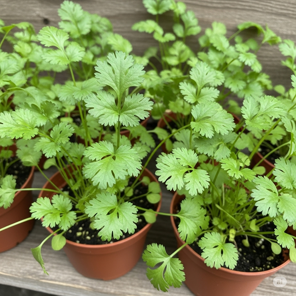 Cilantro in Pots: Fresh Flavor from Limited Space - Home Garden Tips