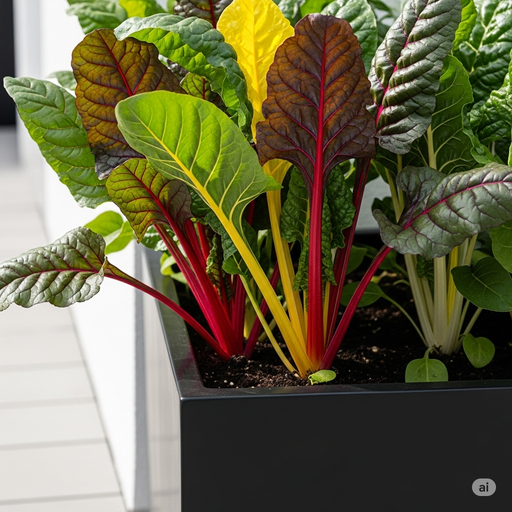 Bold and Beautiful: Swiss Chard in Containers - Home Garden Tips