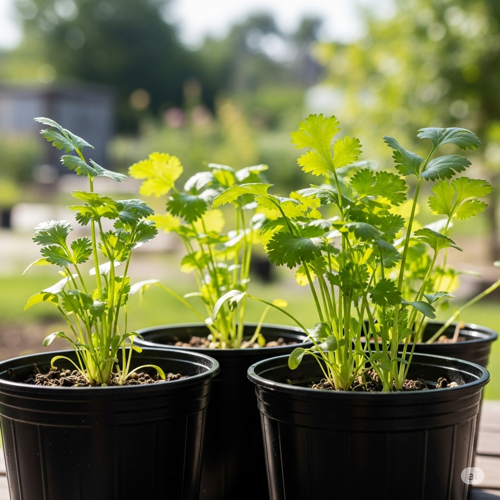 Growing Cilantro Successfully in Containers - Home Garden Tips