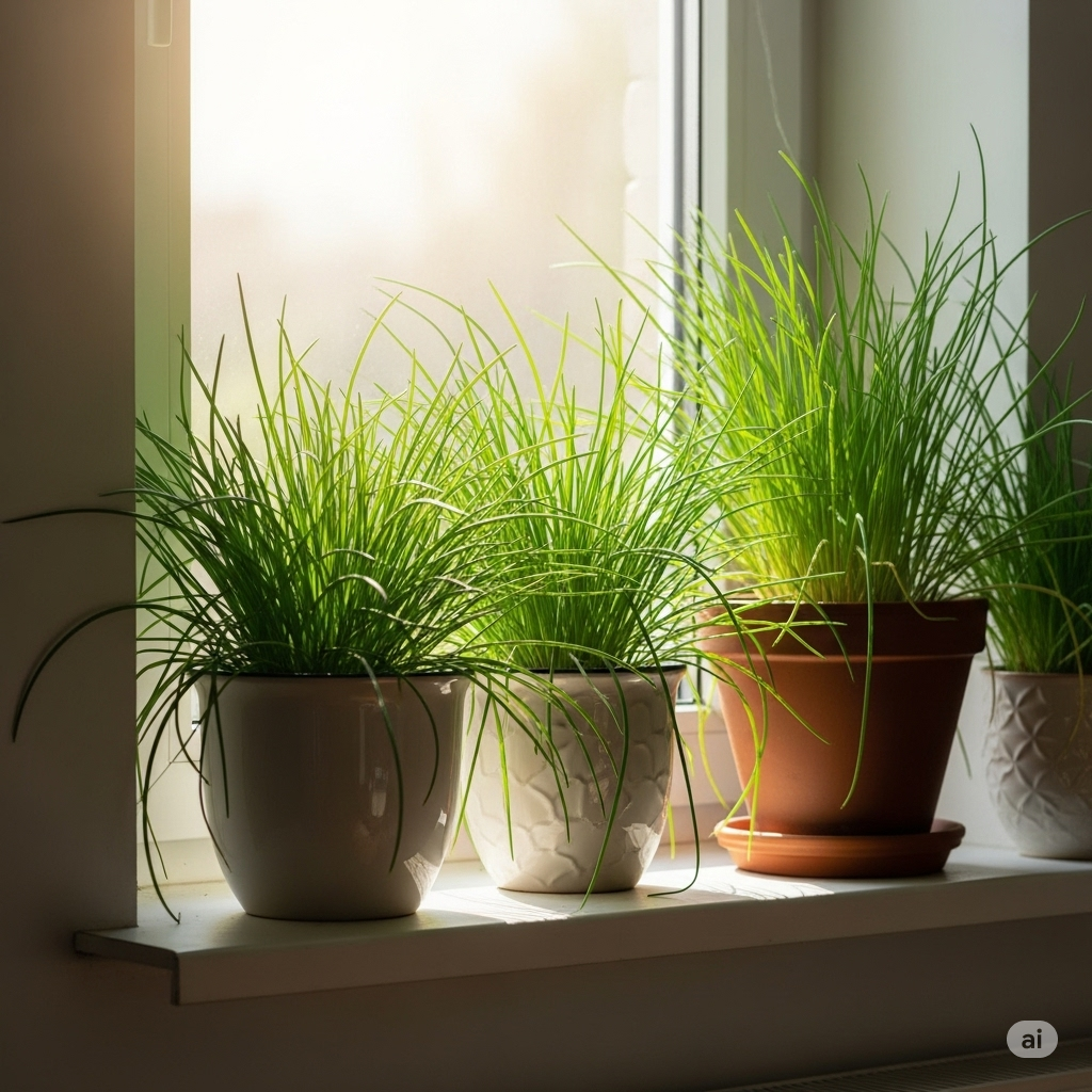How to Grow Chives in a Pot on Your Windowsill - Home Garden Tips