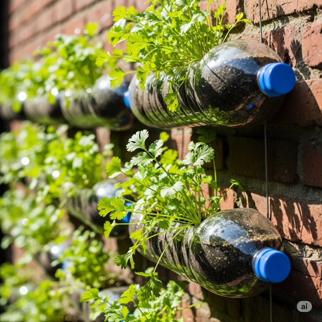 Cilantro Wall Garden: A Vertical Solution for Small Spaces - Home ...