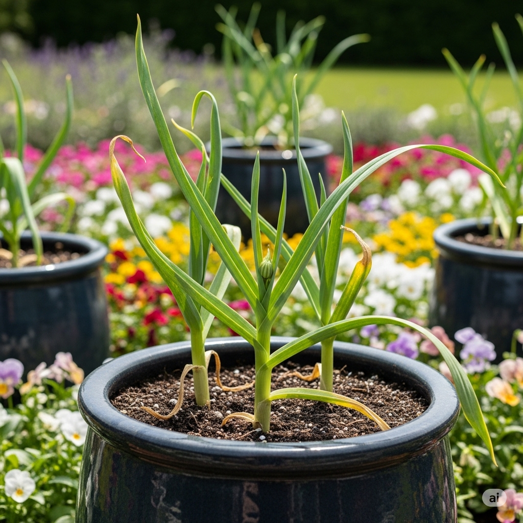 Potted Garlic: Small-Space Gardeners’ Best Kept Secret - Home Garden Tips