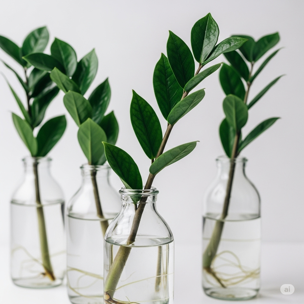How to Root ZZ Plant Cuttings in Water Bottles - Home Garden Tips