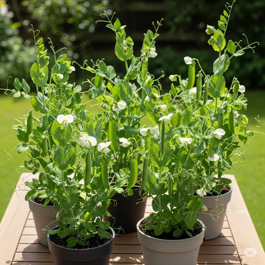 Perfect Peas in Pots: A Balcony Gardener’s Guide - Home Garden Tips