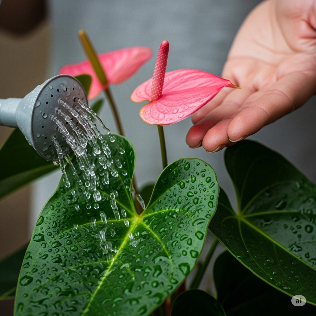 How To Water Anthuriums For Year Round Flowers Home Garden Tips