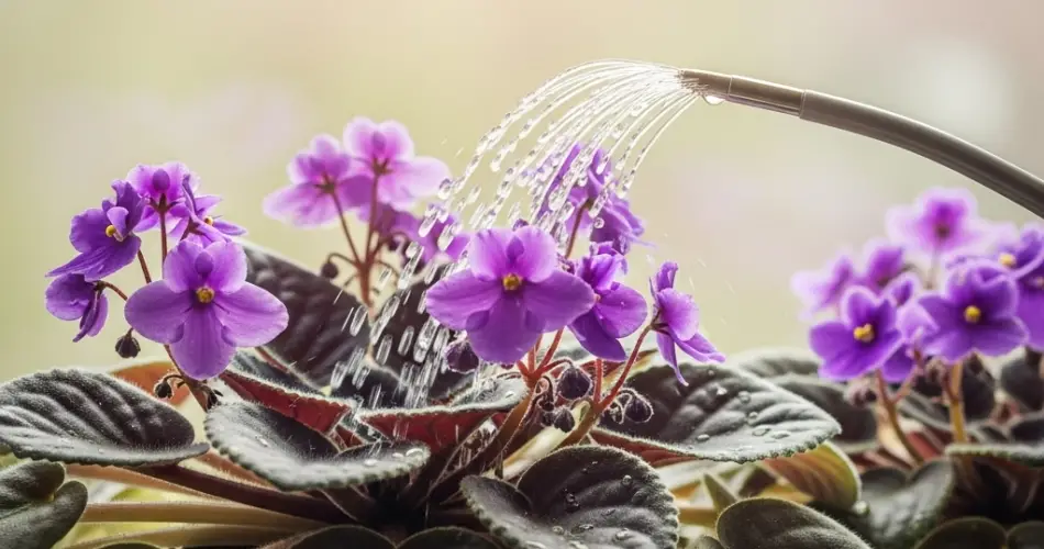 How to Water African Violets Without Damaging Their Roots - Home Garden ...